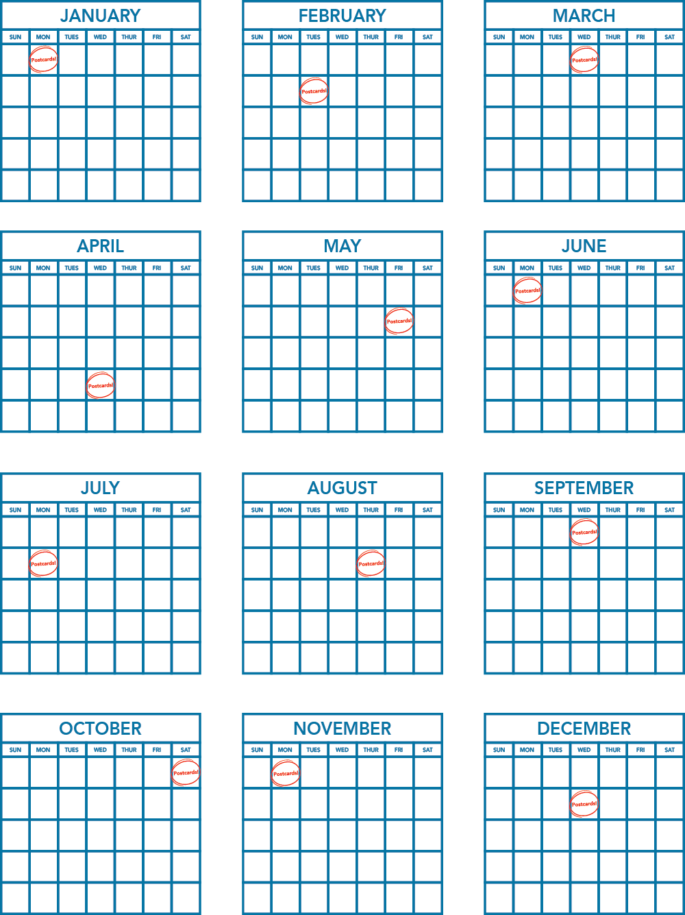 Postcards and Predictive data